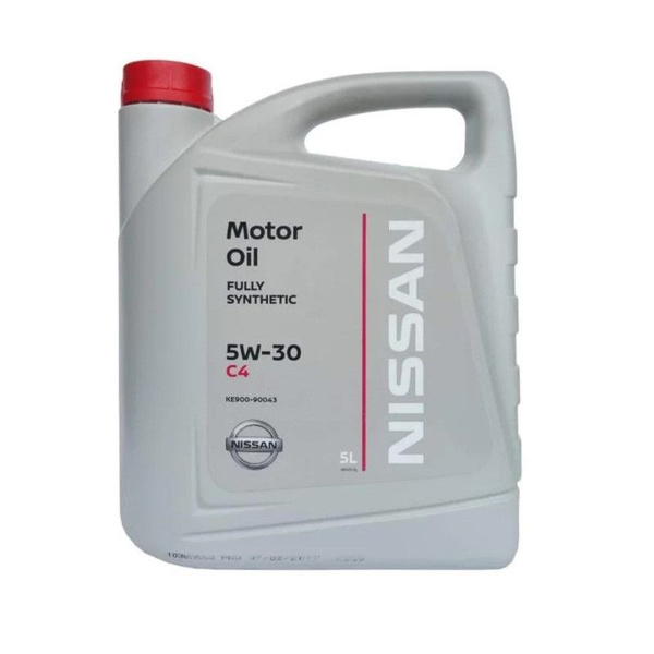 Масло моторное Nissan 5W-30 Синтетическое 5 л KE90090043 купить c ...