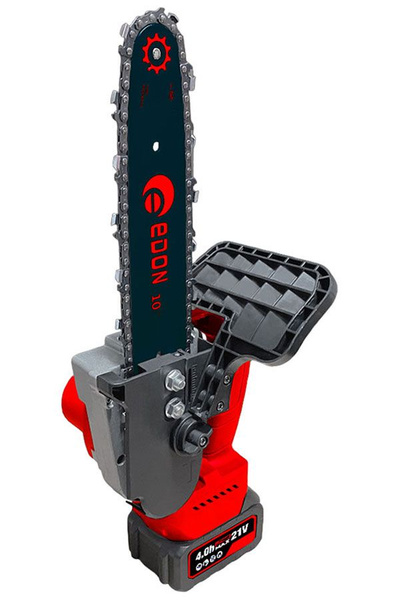 Пила цепная аккумуляторная Edon UNS-21/25BL купить на OZON по низкой ...