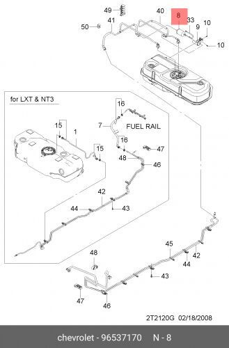 Фильтр топливный General Motors GM/OPEL/CHEVROLET^96537170 - купить по ...