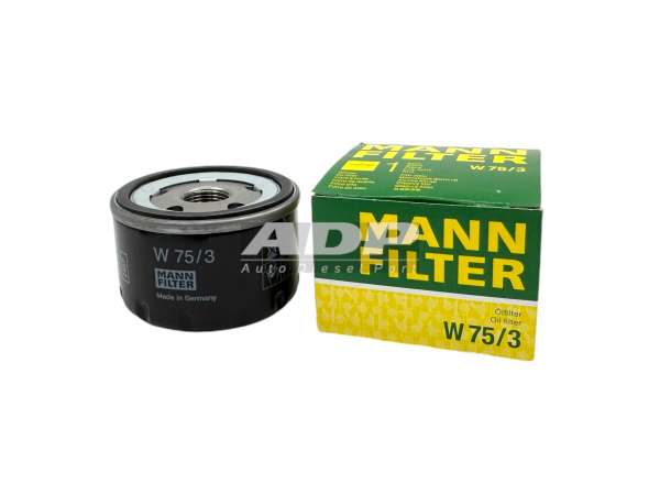 MANN FILTER Фильтр масляный арт. W75/3, 1 шт. купить на OZON по низкой цене (1740870570)
