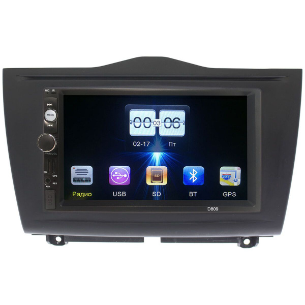 Магнитола в штатное место 2 din Lada Granta, Granta Cross, ВИС 2349 2018-2024 OEM (D809-1 ...