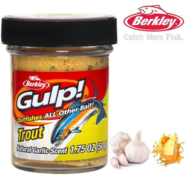 Паста Berkley Gulp Trout Natural Garlic Scent Chunky Cheese 50g купить ...