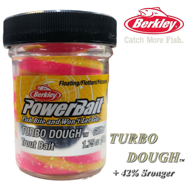 Паста Berkley PowerBait Turbo Dough Trout Bait Pink Lemonade 50g купить ...