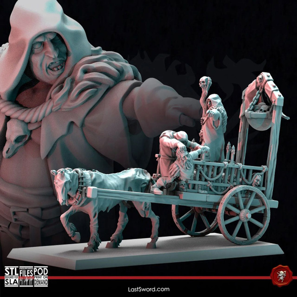 Миниатюра Warhammer Strigoi Court Corpse Cart купить на OZON по низкой ...