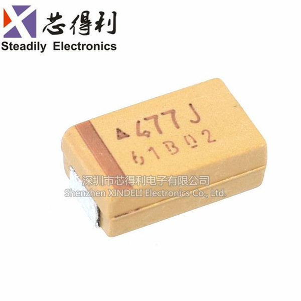 10 шт 6.3В470 МКФ Идентификационный код 477J Танталовый конденсатор ...