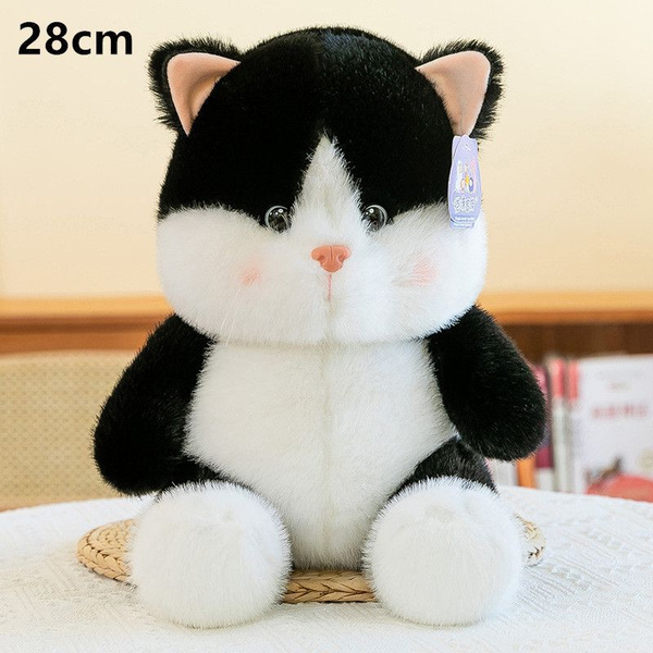 Мягкая Игрушка кошка черное 28cm купить на OZON по низкой цене (1620192410)