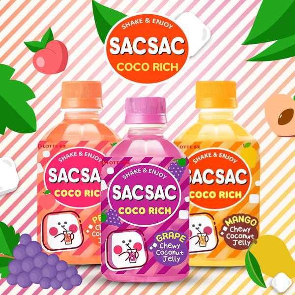 Напиток сокосодержащий SAC SAC COCO RICH 3 шт ПЭТ 0,280 мл МИКС вкусов ...