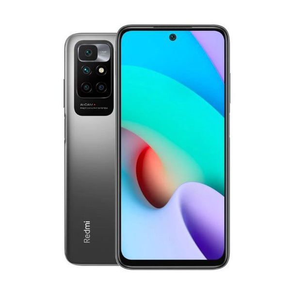 Смартфон Xiaomi Redmi 10, 4Gb, 128Gb, Carbon Gray (21061119AG) 128 ГБ ...
