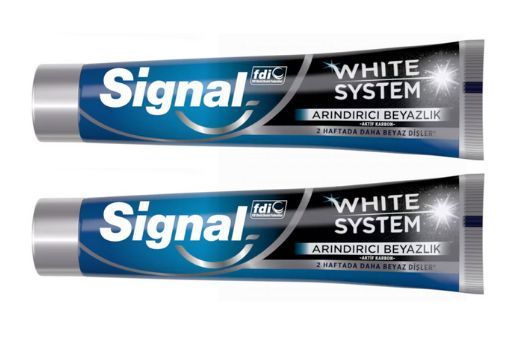Signal White System Очищающая отбеливающая зубная паста 75 мл (упаковка ...