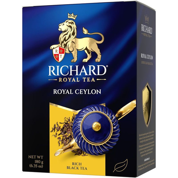 Чай Richard Royal Ceylon чёрный листовой, 180г купить на OZON по низкой ...