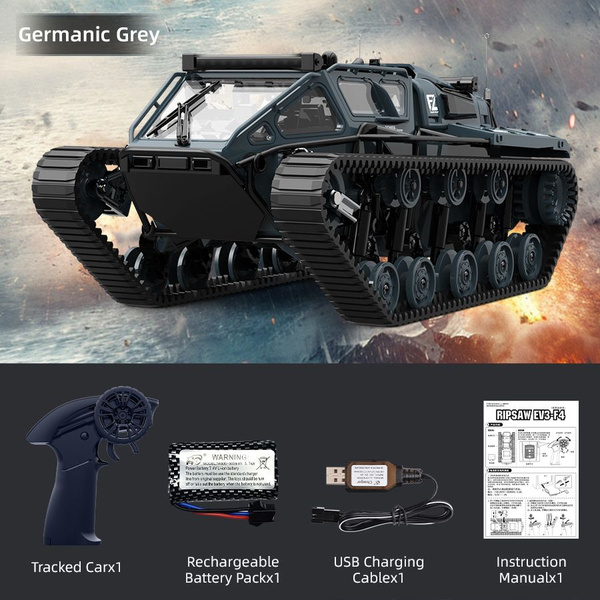 2.4G Беспроводной игрушечный автомобиль RC Crawler Tank купить на OZON ...