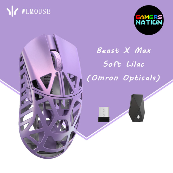 Игровая мышь беспроводная wlmouse беспроводная BEAST X MAX , сиреневый ...