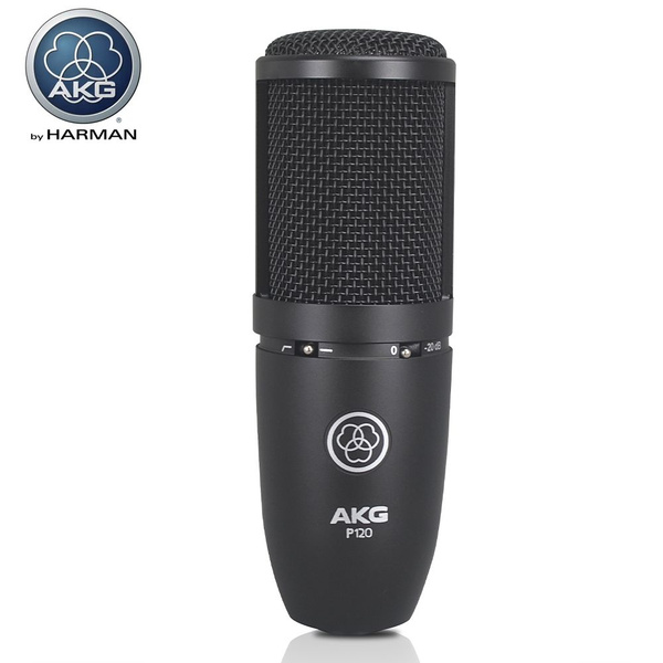 AKG Микрофон универсальный P120, черный купить на OZON по низкой цене (1822840401)