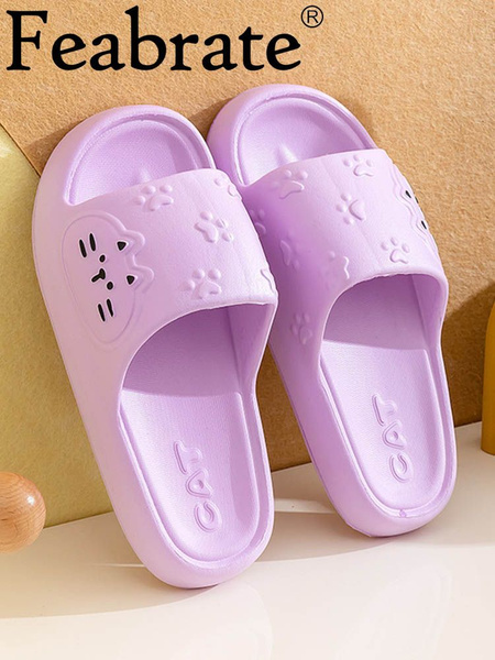 Шлепанцы Женский Feabrate, размер 36, 37 EVA Мягкая стелька, Легкая модель Без застёжки ...