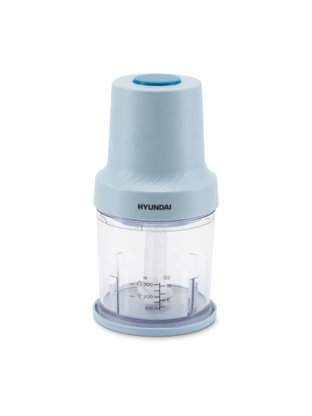 Измельчитель электрический Hyundai HYC-P3138 0.8л. 300Вт голубой/белый ...