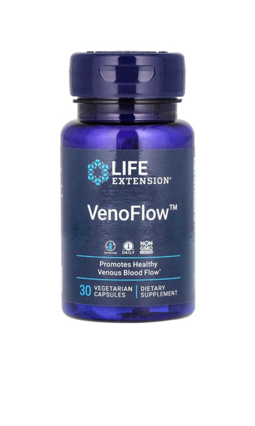 ВеноФлоу (Пикногенол и Наттокиназа) LIFE EXTENSION VenoFlow 30 капсул ...
