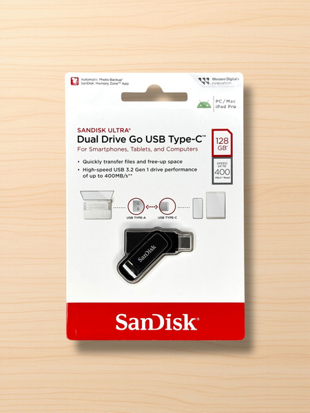 USB-флеш-накопитель SanDisk Dual Drive Go 128 ГБ купить c доставкой на ...
