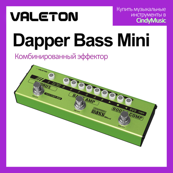 Valeton MES-2 Dapper Bass Мини-сцена Аналоговый усилитель Performance ...
