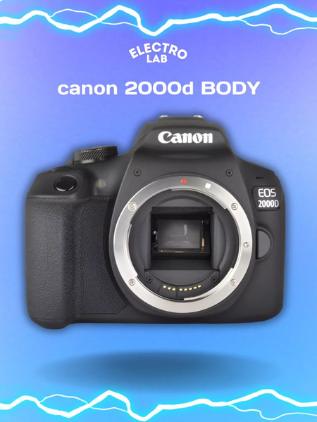 Фотоаппарат Canon EOS 2000D BODY купить на OZON по низкой цене (1811518436)