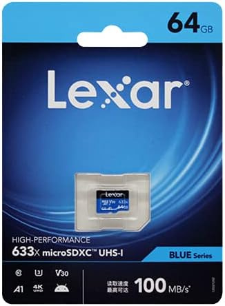 Карта памяти Lexar High Performance MicroSDXC 633x 64GB UHS-I Card BLUE Series купить на OZON по ...