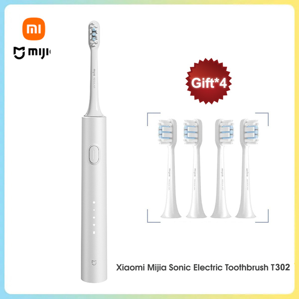 Электрическая зубная щетка Mijia T302 (MES608), серебристый, белый купить на OZON по низкой цене ...