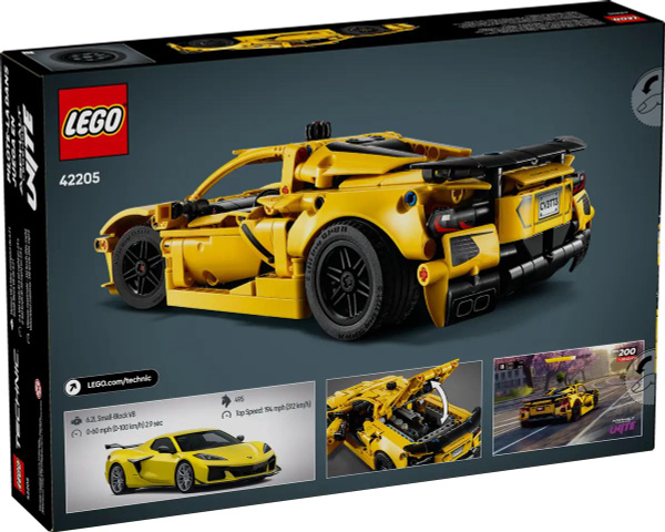 Конструктор LEGO Technic Шевроле Корвет Стингрей, 732 деталей, возраст от 9+, 42205 купить на ...