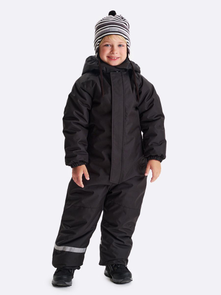 Комбинезон утепленный Мальчики Lassie, размер 104 черный Зима Повседневный Полиэстер купить c ...