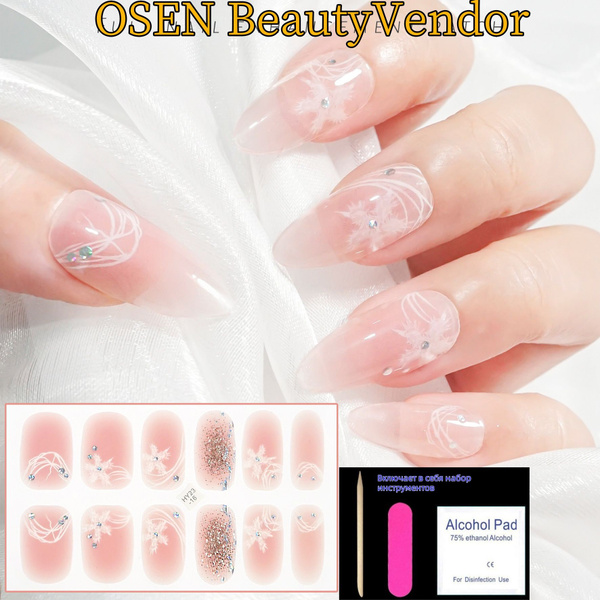 Гелевые/Лаковые полоски для быстрого маникюра,Содержит набор инструментов, OSEN купить на OZON ...