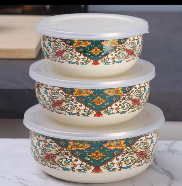 Набор тарелок Ejiry, Эмалированная сталь купить c доставкой на OZON по ...