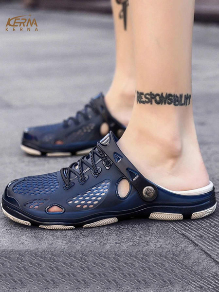 Сабо Мужской KERNA EVA, размер 44 Перфорация Без каблука купить c доставкой на OZON по низкой ...