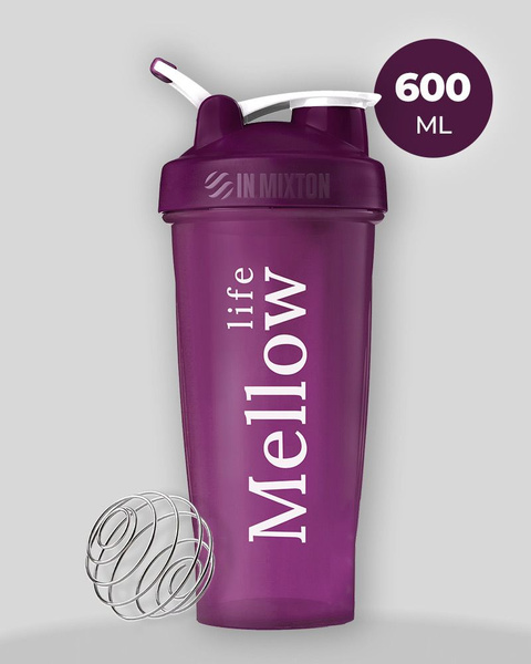Шейкер для протеина и спортивного питания Mellow Life, 600 мл купить на OZON по низкой цене ...