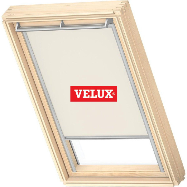 VELUX штора мансардная DKL MK06 1085S блэкаут бежевый с алюминиевыми направляющими купить на ...