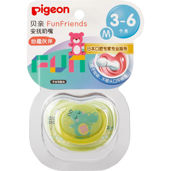 Пустышка Pigeon FunFriends - Бегемотик, M с 3 мес. купить на OZON по низкой цене (1937454448)
