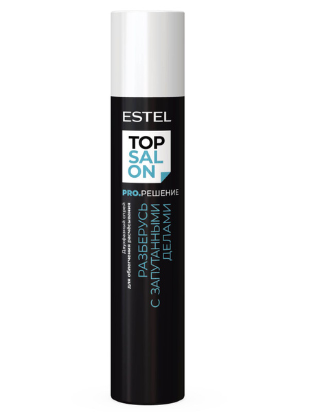 ESTEL PROFESSIONAL Двухфазный спрей TOP SALON PRO.РЕШЕНИЕ для облегчения расчёсывания , 300 мл ...