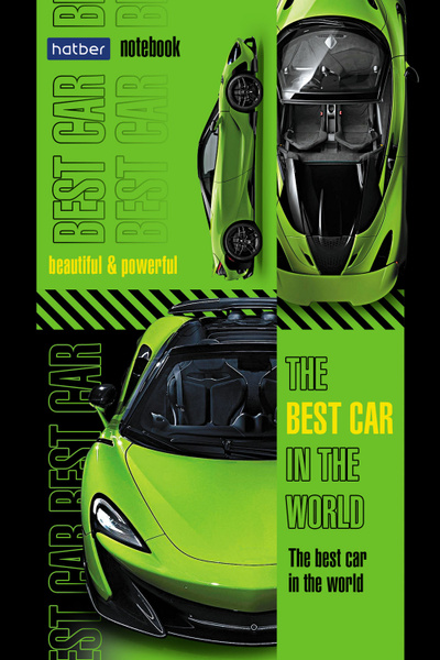 Набор блокнотов Hatber 40 листов, формата А6, в клетку, на склейке, 6 штук/3 дизайна Скорость и ...