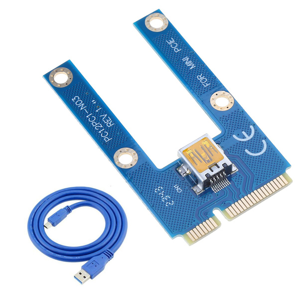 PCIe Converter Mini PCI-EXPRESS 1X до 16x Adapter Card USB 30 удлинительного кабеля купить на ...