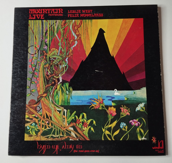 Винтажная виниловая пластинка LP Mountain Live The Road Goes Ever On (Japan 1972) (No Obi) Long ...