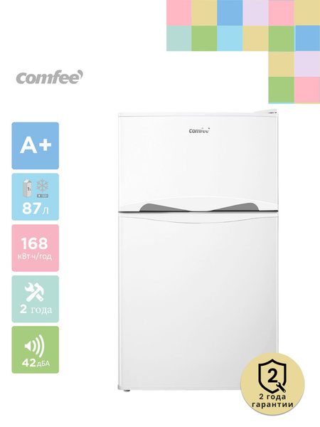 Comfee RCT124WH1R Двухкамерный холодильник купить на OZON по низкой цене (250770016)