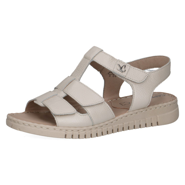 Босоножки Женский Caprice Без каблука Натуральная кожа, размер 39 G Лето Германия Липучки купить ...