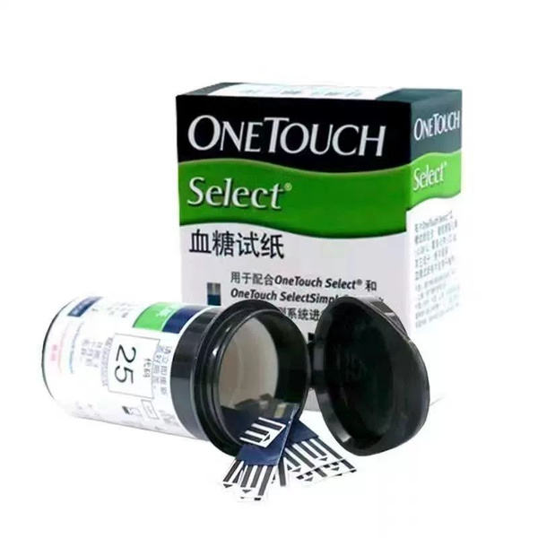 Тест-полоски OneTouch Select Simple и One Touch Select , 25 штук срок ...