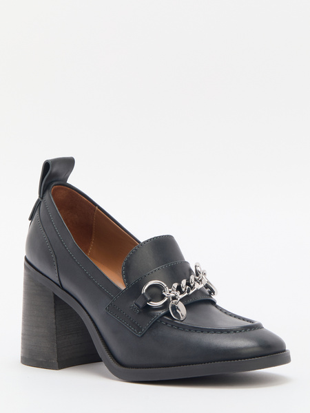 Туфли Женский Tendance Натуральная кожа размер 37 Толстый каблук T узкая Франция купить C