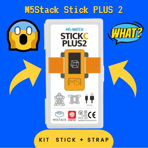 M5Stack Stick PLUS 2 ESP32 IOT development Board комплект для графического программирования IoT ...