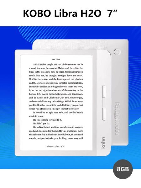 Электронная книга Kobo Libra H2O E-ink HD Carta 7, Монохромный 8 - купить по низким ценам в ...