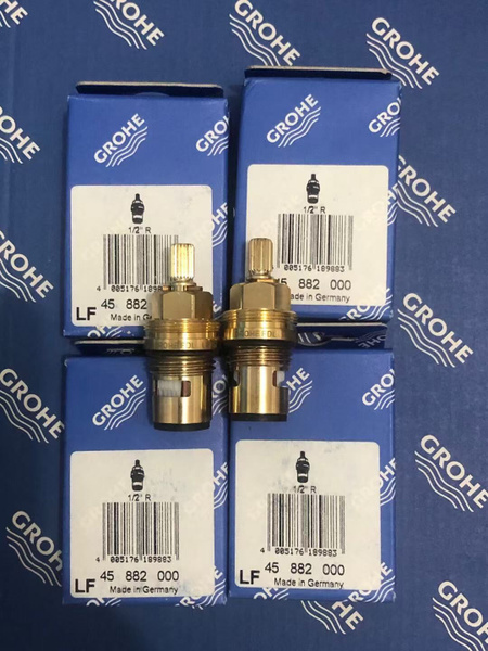 Кран-букса для смесителя, керамическая 1/2', стопор справа Grohe ...