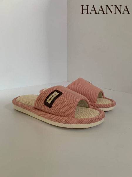 Тапочки Женский HAANNA, размер 38 розовое облако Низкая модель, Мягкая ...