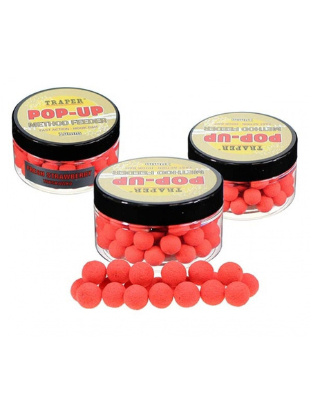 Мини бойлы Traper Pop-Up Method Feeder 10 мм 30 гр - Fresh Strawberry (Клубника) купить на OZON ...