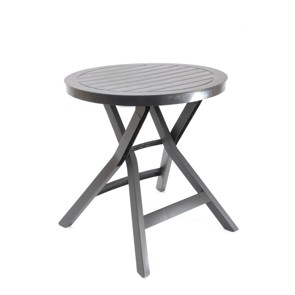 Стол садовый складной 70x70x72 см пластик графит купить на OZON по ...