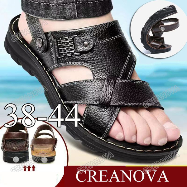 Босоножки Мужской CREANOVA Breathable, размер 44 Лето Китай Без застёжки купить c доставкой на ...