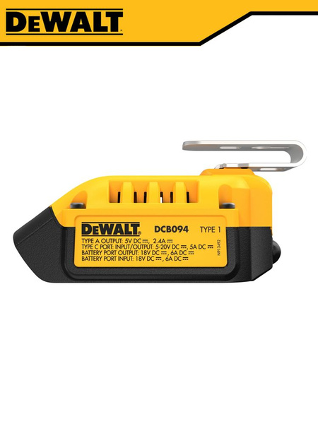 DEWALT DCB094 20V MAX*/FLEXVOLT 5 Amp USB Charger быстрый Портативный ...