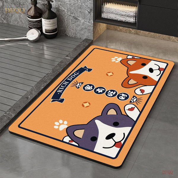 DEQQ Коврик для ванной 60 см х 90 см купить на OZON по низкой цене ...